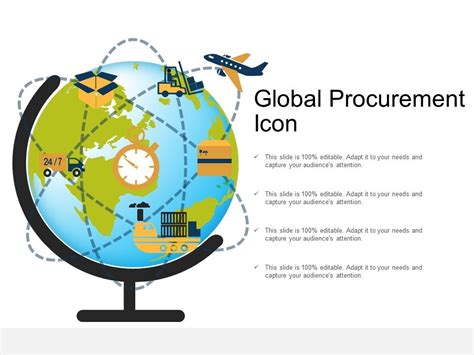 Global Procurement Icon Powerpoint Presentation Images Templates