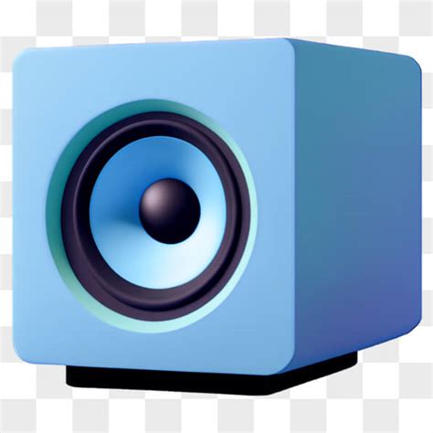 Descarga Altavoz Azul Y Altavoces Adicionales Pngs En Línea Creative Fabrica