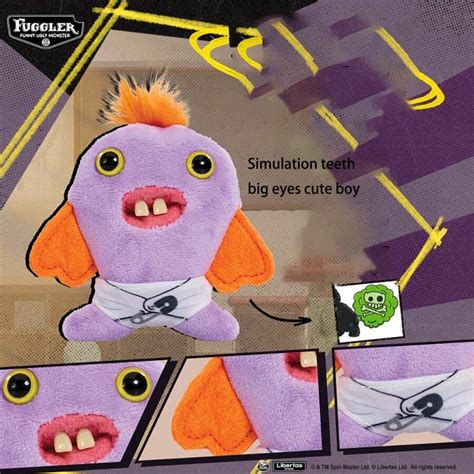 Zuru Fuggler Official Genuine 3 94inch Cute Monster Funky Tooth Ugly