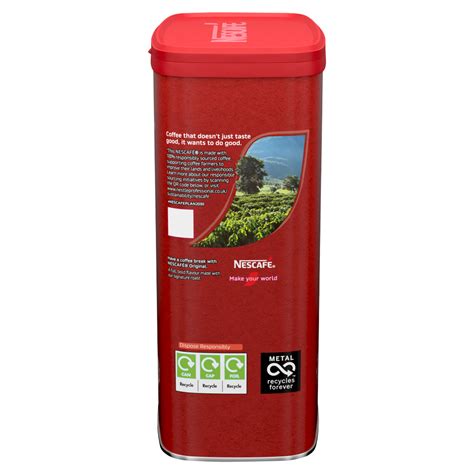 Nescafe Original Granule Instant Coffee 1kg X 1 Tin Premium Flavoured