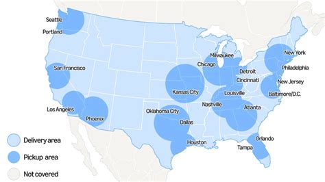 Shipping Coverage Map And Delivery Speeds Amazon Shipping