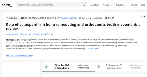 Citation Report Role Of Osteopontin In Bone Remodeling And