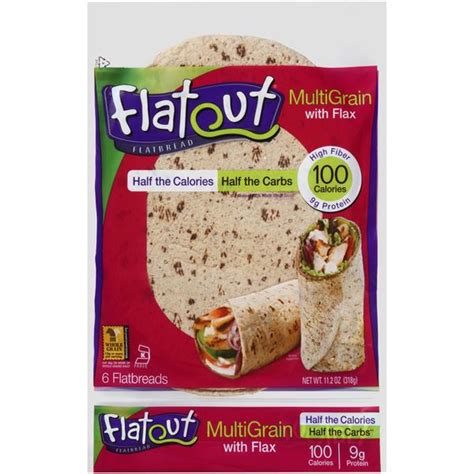 Flat Out Multigrain With Flax Flatbread Obx Grocery Delivery Seafood Boil And More