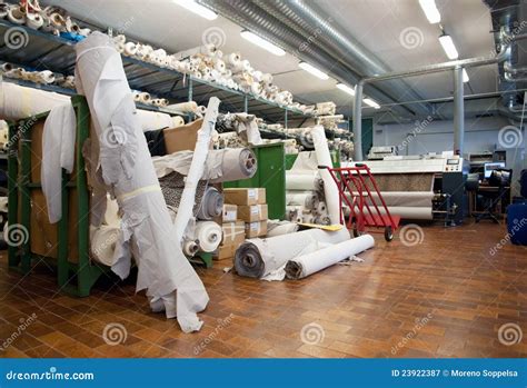 Digital Textile Printing Stock Image Image Of Industrial