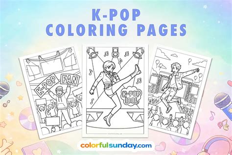 46 K Pop Coloring Pages Free Pdf Printables