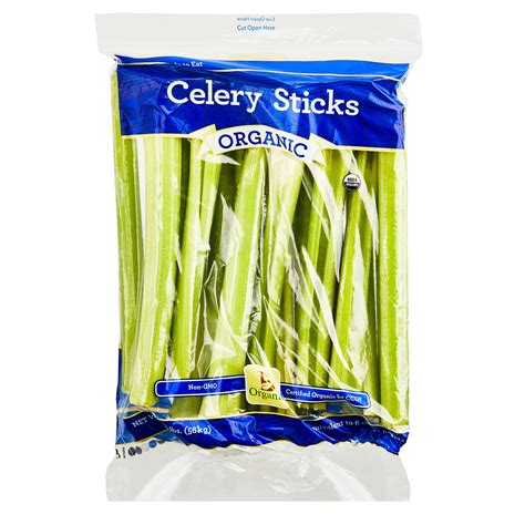 Organic Fresh Celery Sticks 20 Oz Bag Walmart