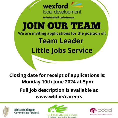 Wexford Local Development On Linkedin Jobs Wexford