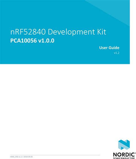 NRF Development Kit N RF Pca Dev User Guide V