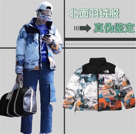 奢侈品鉴定明星同系列The North Face北面羽绒服真伪 搜狐大视野 搜狐新闻