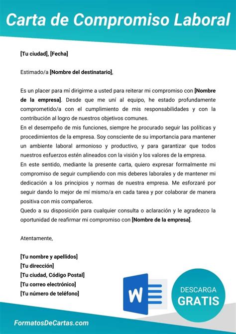 Formato Carta Compromiso Laboral Formato De Carta Ae7 Porn Sex Picture