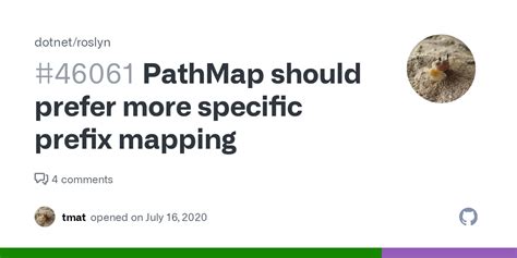 Pathmap Should Prefer More Specific Prefix Mapping · Issue 46061