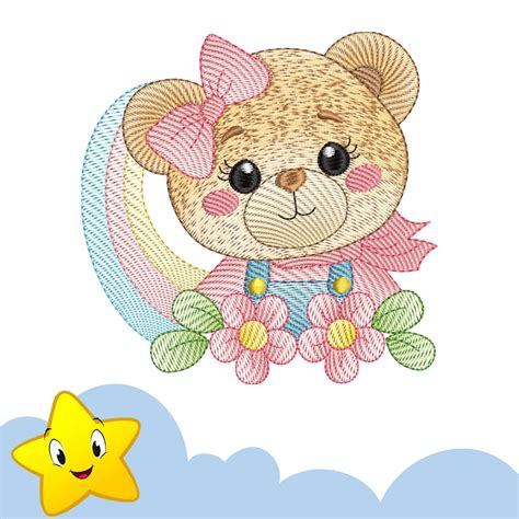 Ursinha Írsis 02 Merka Matrizes De Bordado