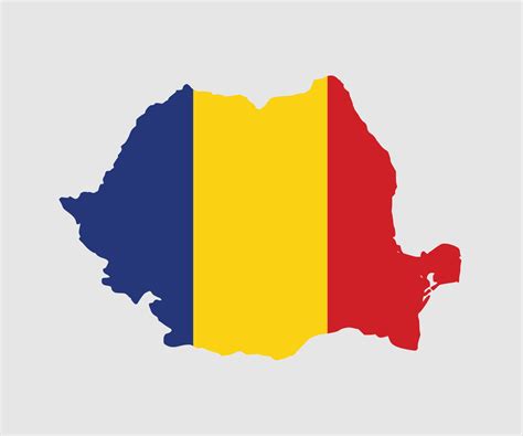 Mapa E Bandeira Da Roménia 6688740 Vetor No Vecteezy