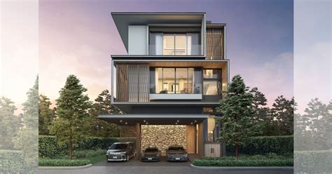 บ้านเดี่ยวสามชั้นครึ่ง ในโครงการ เดอะ ไพรเวเทียร์ รัชดา 32