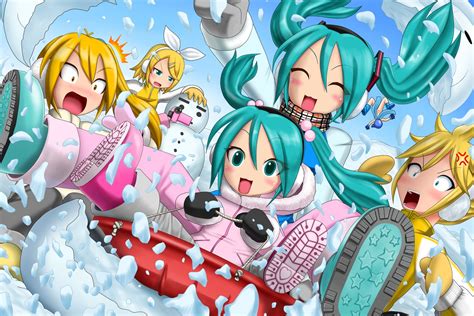 Akita Neru Hatsune Miku Kagamine Len Kagamine Rin Kaito Kazu Chan Male
