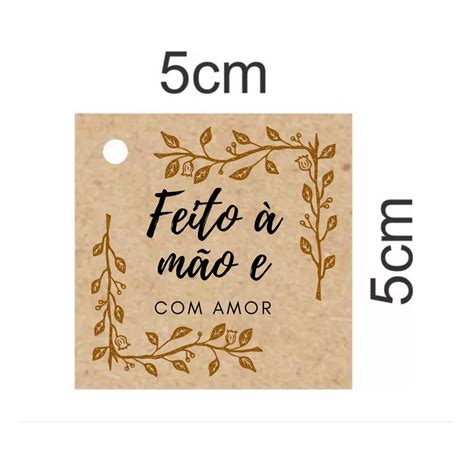 100 Tags Artesanato Casamento Kraft Lembrancinha Cliente Casamento
