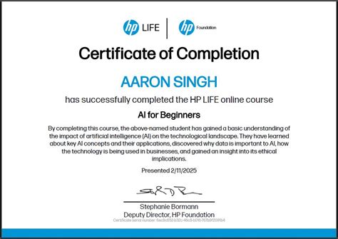 Artificialintelligence Learning Ai Hpfoundation Careergrowth Aaron Singh