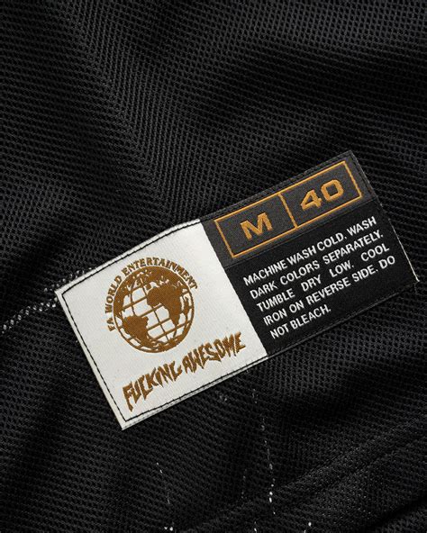 Fucking Awesome Skeleton Mesh Tee Black