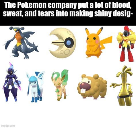 Shiny Pokémon Blank Template Imgflip