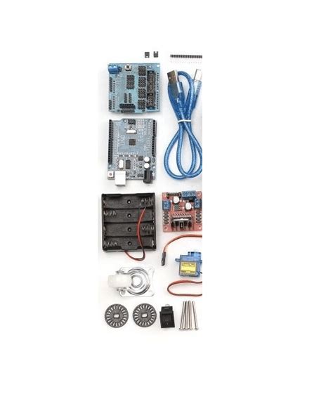 Ripley Kit Chasis Robot De Dos Ruedas Arduino Compatible