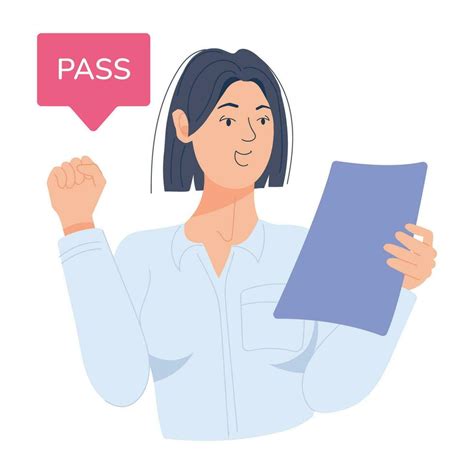 Trendy Pass Student 31132297 Vector Art At Vecteezy