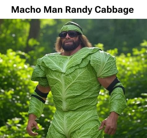 Macho Man Randy Cabbage Ifunny