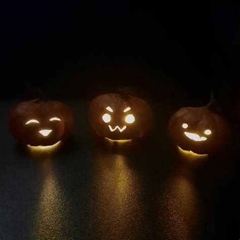 I Made These Tiny Pumpkin Lanterns For Halloween 🎃what Do You Guys