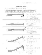 Statics Problem 5 Solutions Pdf Statics Practice Problem 5 Course