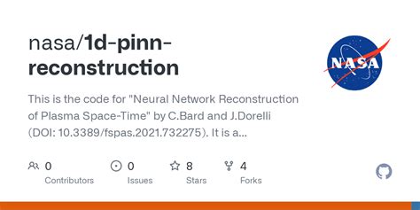 github nasa 1d pinn reconstruction this is the code for neural