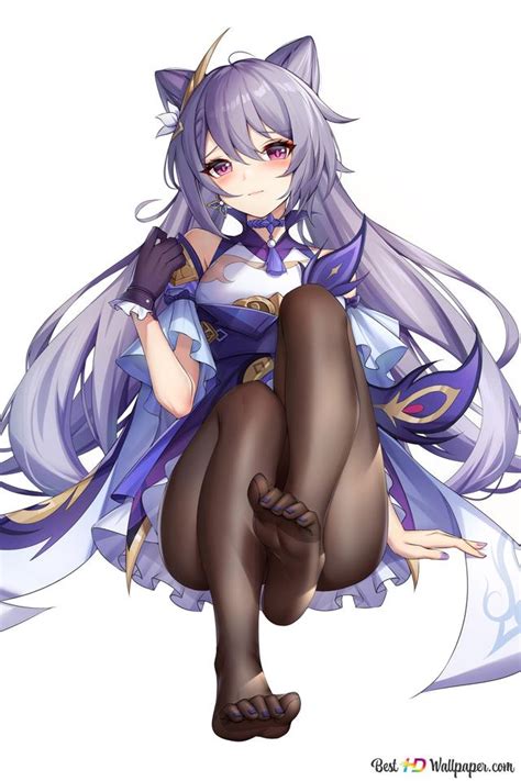 Genshin Impact Hotness Of Electro Girl Keqing K Wallpaper Download