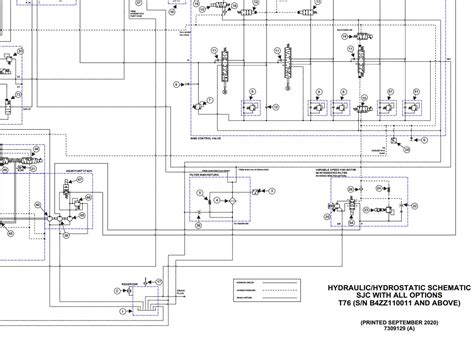 Bobcat Loader T76 Electrical And Hydraulic Schematic