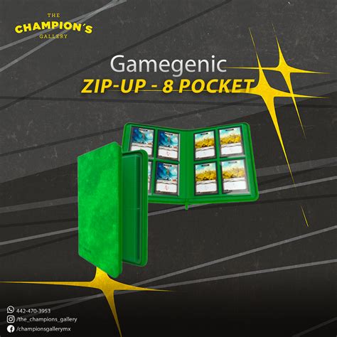 Binder Gamegenic Zip Up 8 Pocket The Champions Gallery