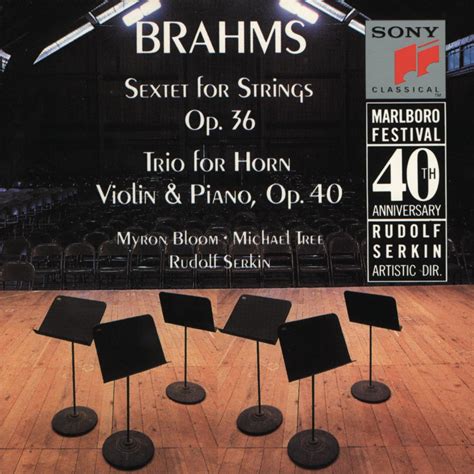 Brahms Sextet For Strings Op 36 And Horn Trio Op 40 Cds And Vinyl