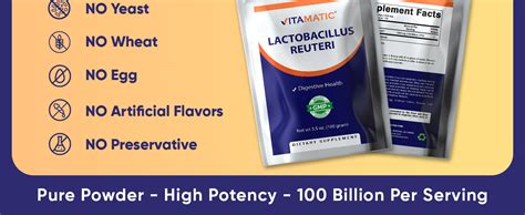 Vitamatic Lactobacillus Reuteri Probiotic Powder