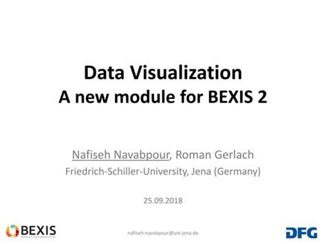 Data Visualization A New Module For Bexis 2 Pptx