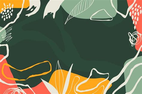 손으로 그린 낙서 배경 무료 벡터