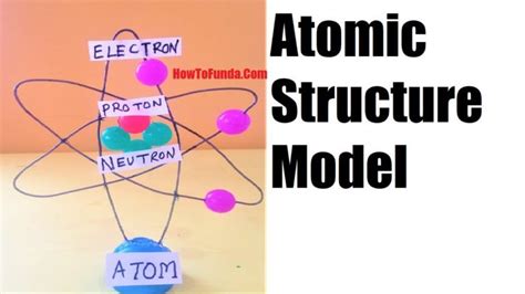 How To Make Atomic Model Project Rutherford Bohr D Model For School Science Exhibition