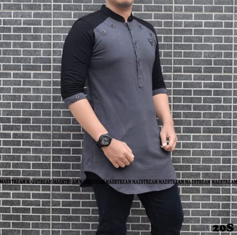 Baju Koko Pria Dewasa Model Terbaru 2024 Kurta Pakistan Premium