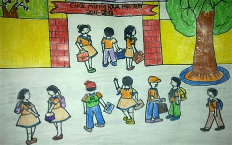 Tổng Hợp Các Cách Vẽ Học Sinh đơn Giản Tranh Vẽ Học Sinh đẹp Nhất Hệ