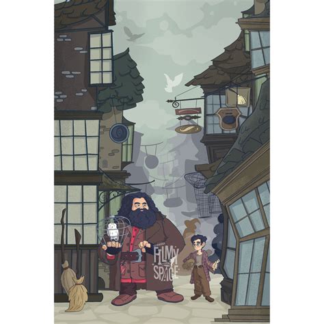 Harry Potter Hagrid Tribute Poster Filmy Space