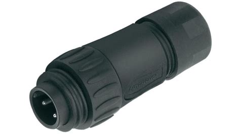 C016 30h006 110 12 Amphenol Industrial Cable Plug Plug 7 Contacts 12a 250v Ip67