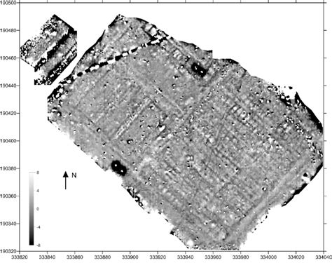 Magnetic Gradiometer Survey Results In Priory Field After Guest And