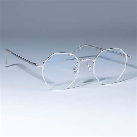 49013 Semi Rimless Square Glasses Frames Men Women Vicedeal