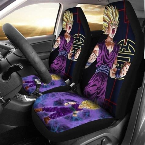 Dragon Ball Gohan Super Saiyan Car Seat Covers