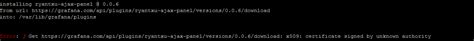 X509 Certificate Signed By Unknown Authority Grafana Labs Community
