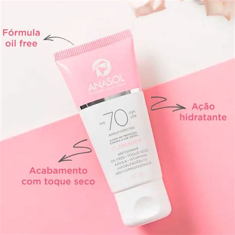Protetor Solar Anasol Facial Clareador Fps70 60g Shopee Brasil