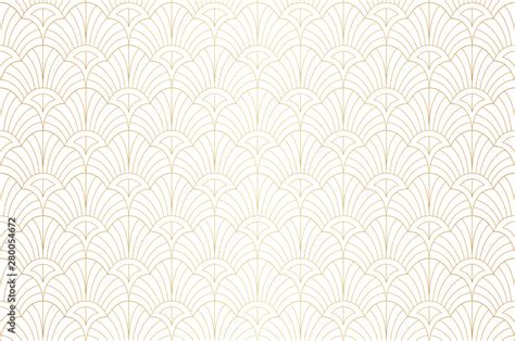 Elegant Art Nouveau Seamless Pattern Abstract Minimalist Background