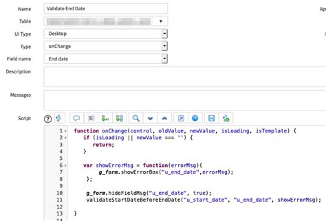 Two Quick Steps To Achieve End Date After Start Da Servicenow
