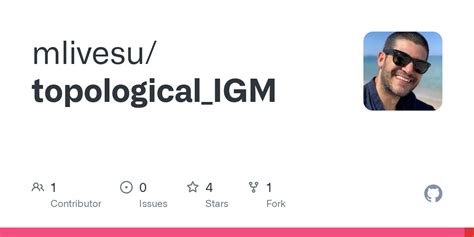 Github Mlivesutopologicaligm