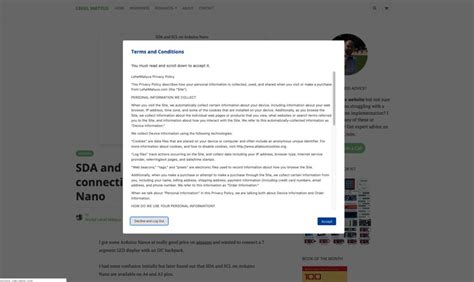 lehel matyus on linkedin terms and conditions popup plugin for